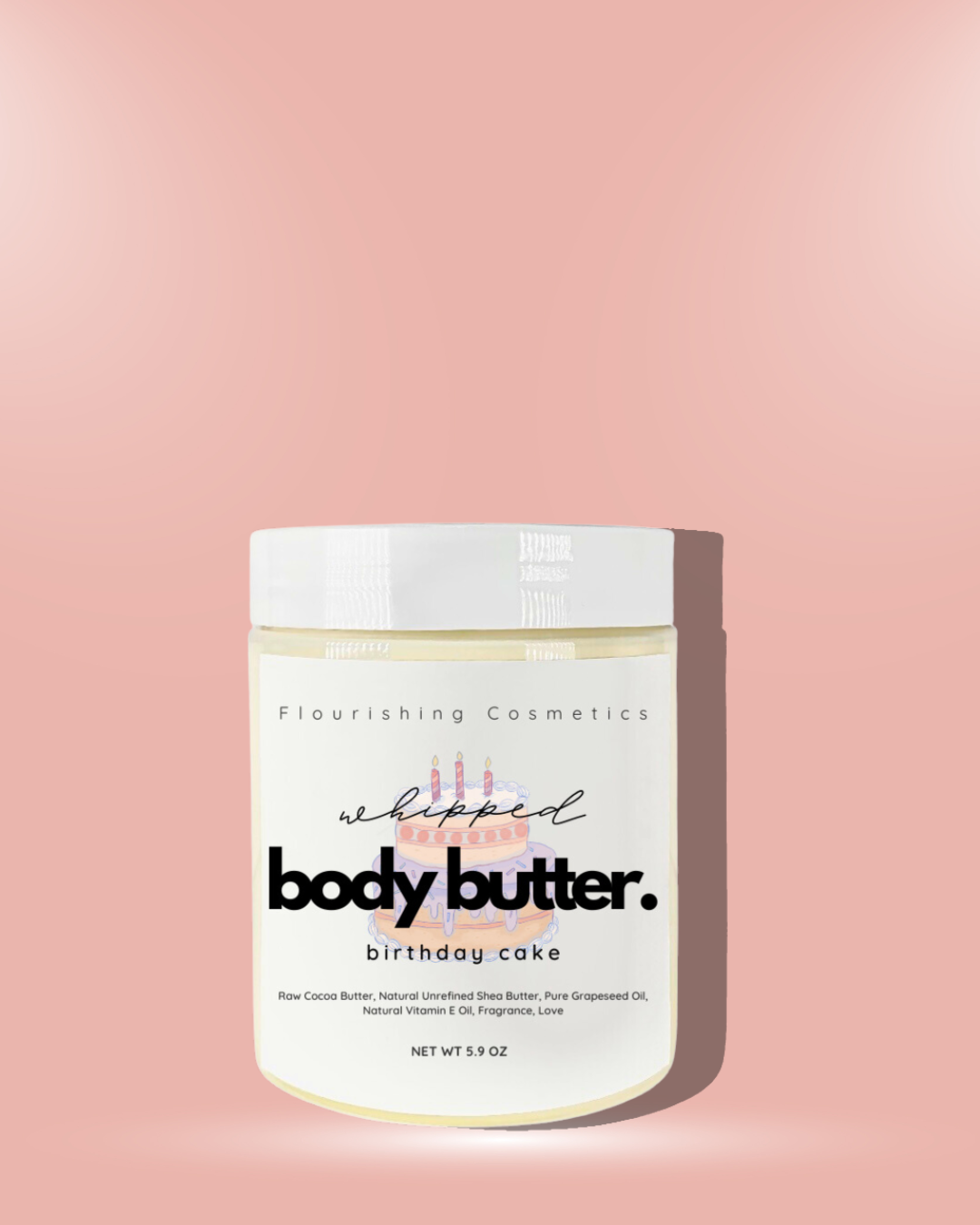 Birthday Cake Body Butter – flourishing cosmetics.