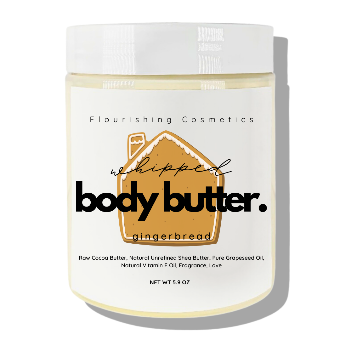 Gingerbread Body Butter – flourishing cosmetics.
